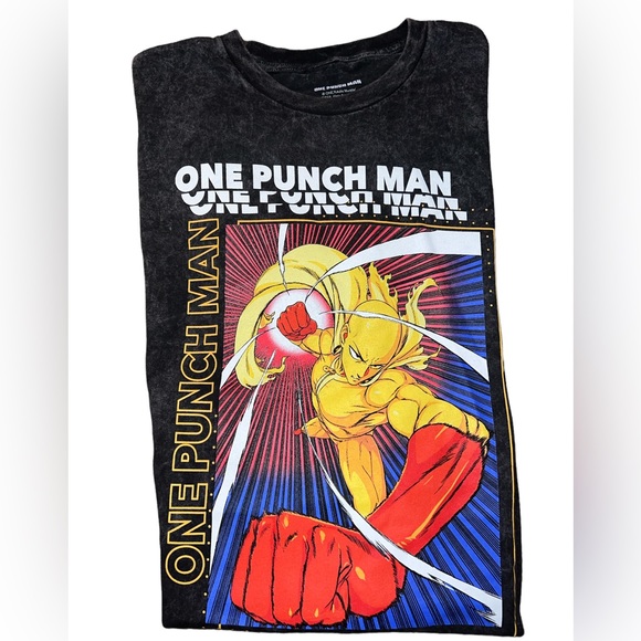 viz | Shirts | One Punch Man Crew Neck Short Sleeve Pull Over Graphic ...